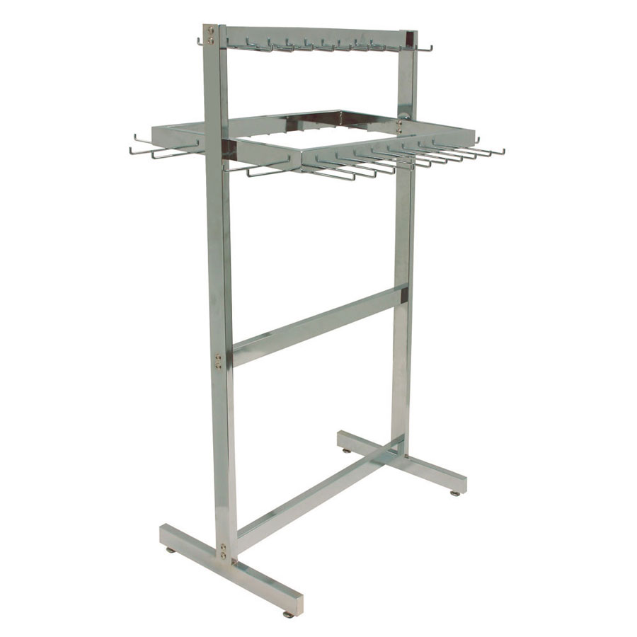 Belt Tie And Scarf Rack - Freestanding Chrome | Retail Apparel Racks ...