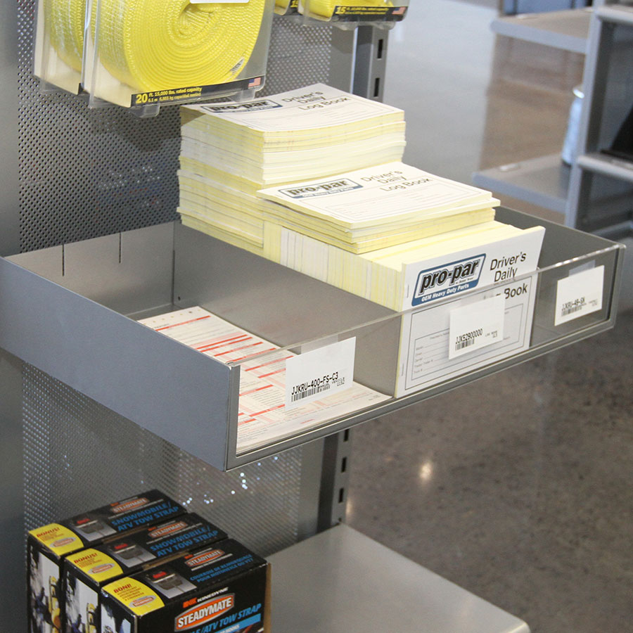 Burnside Merchandising Bin